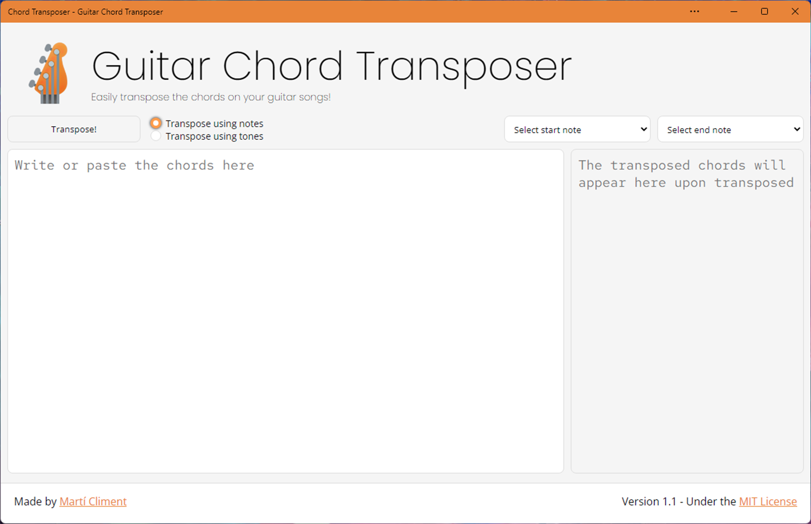 How To Transpose Chords On Guitar