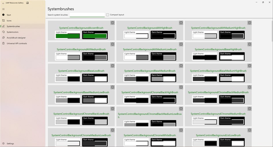 UWP Resources Gallery (by Marcel Wagner) - (Windows Apps) — AppAgg