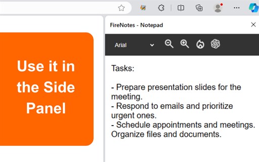 FireNotes - Quick & Secure Notepad Extension