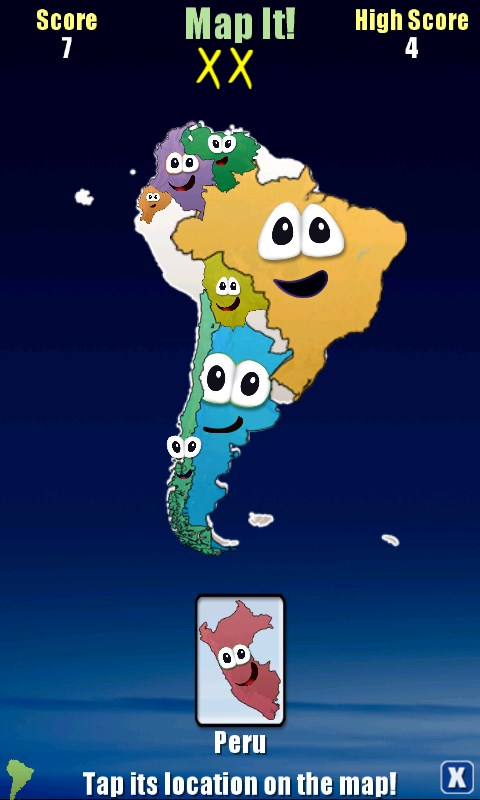 Stack the Countries for Windows 10 Mobile