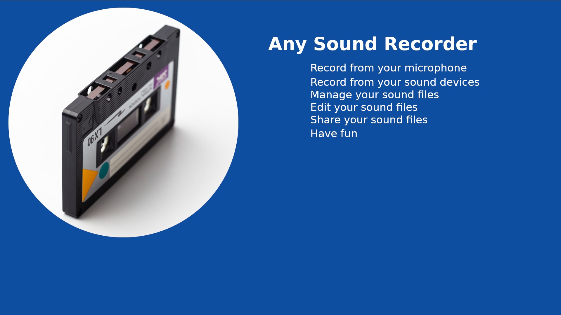Buy Any Sound Recorder: audio recorder & voice recorder - Microsoft Store