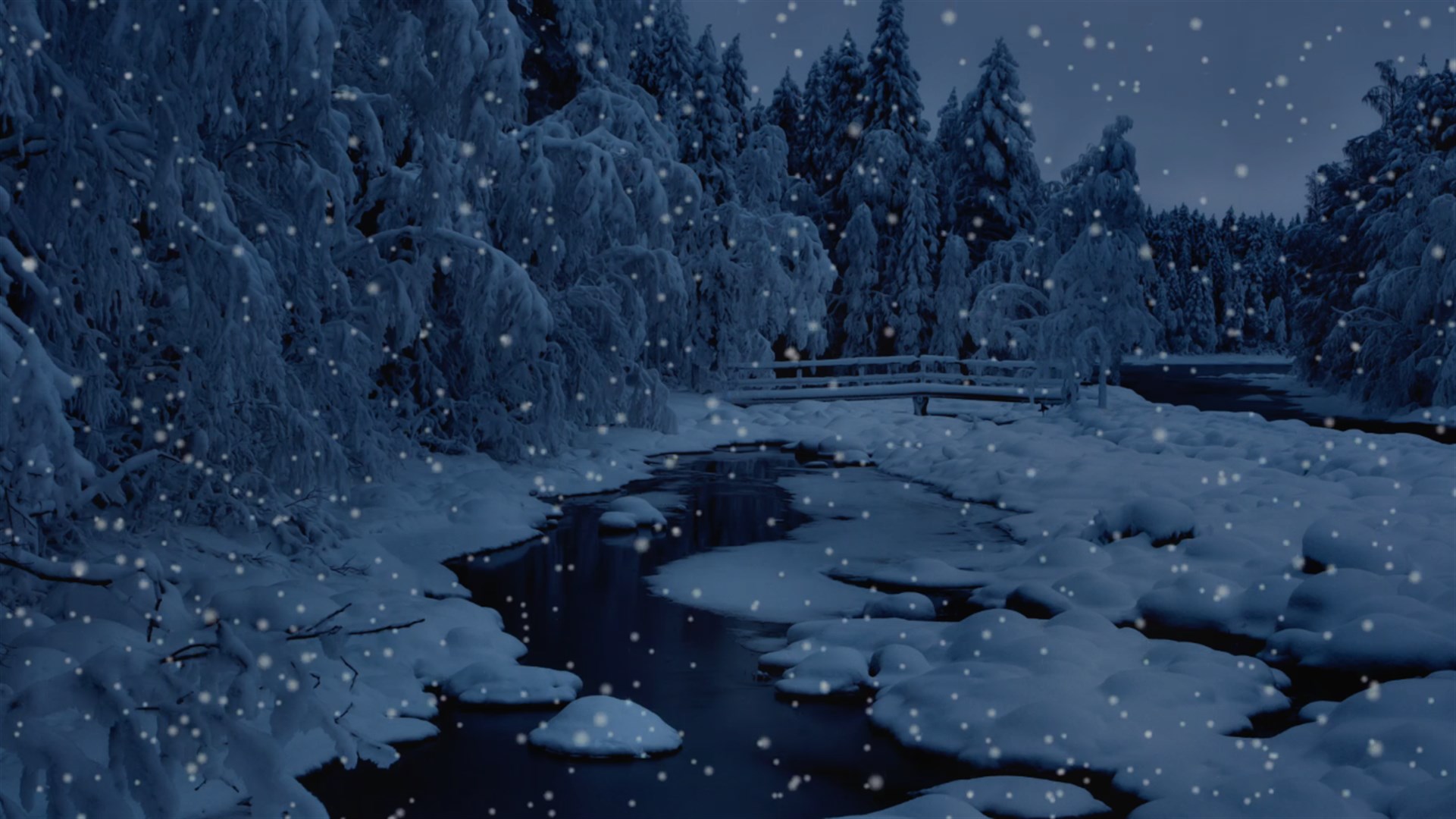 Animated Snow Background