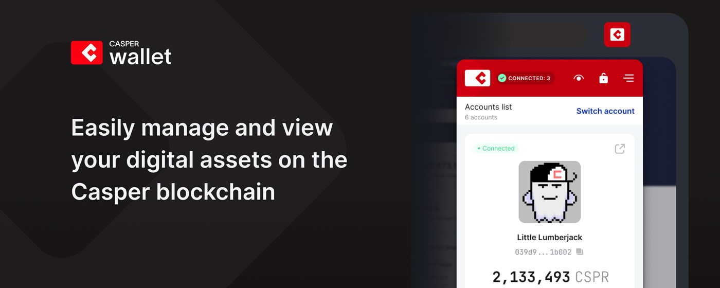 Casper Wallet - Secure CSPR Token & dApp Management