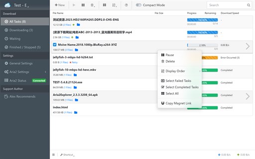 Aria2 Explorer - Fast & Easy Download Manager