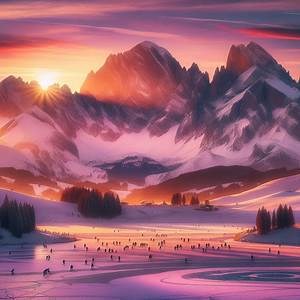 Golden Sunset Skaters - Microsoft Edge Addons
