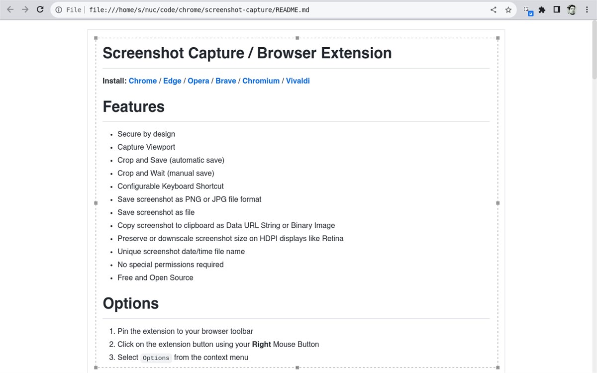 Screenshot Capture - Complemento de edge
