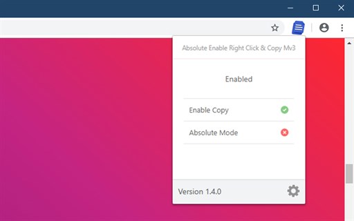 Absolute Enable Right Click & Copy Mv3 - Edge add-on
