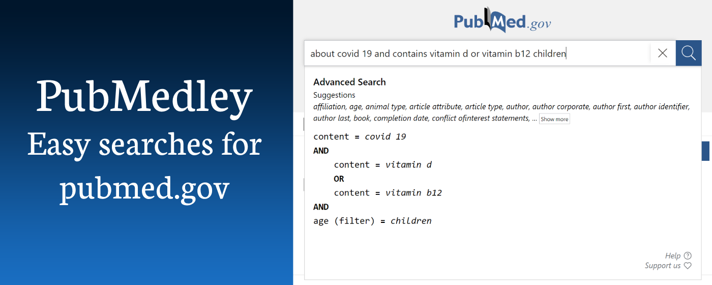 PubMedley: Natural Language PubMed Search & Export
