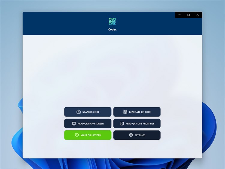 Codex - QR Reader & Generator by IYIA - (Windows Apps) — AppAgg