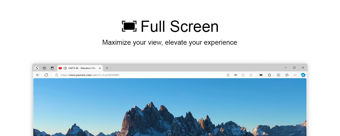 Full Screen for Edge - One-Click Fullscreen