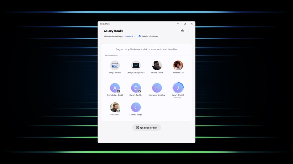 Quick Share (来自 Samsung Electronics Co, Ltd.) - (Windows 应用) — AppAgg