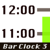 Bar Clock 3 - Bar chart style calendar, clock tool for PC Windows