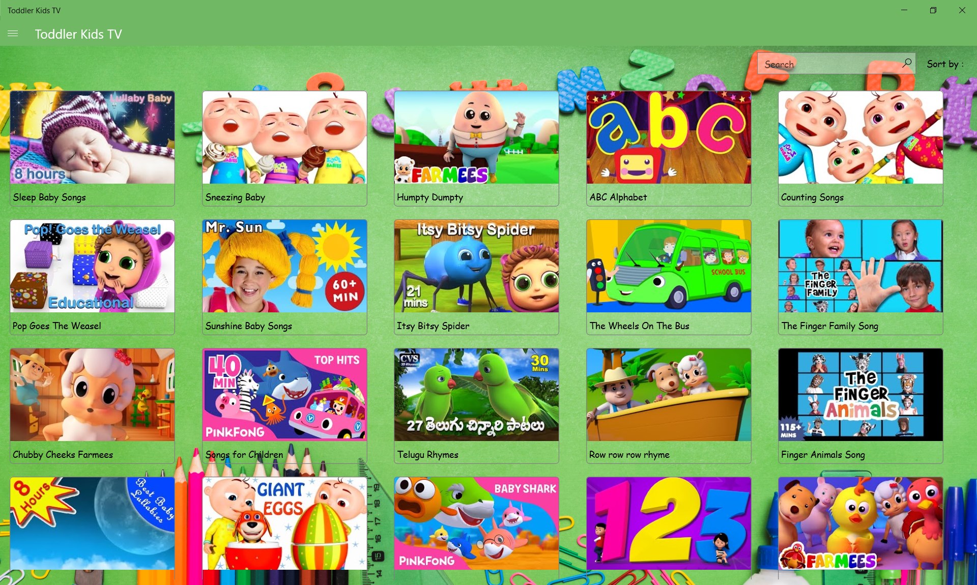 Toddler Kids TV Free download and install on Windows Microsoft Store