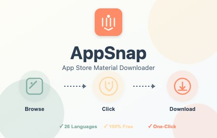 AppSnap - App Store Material Downloader - Edge add-on