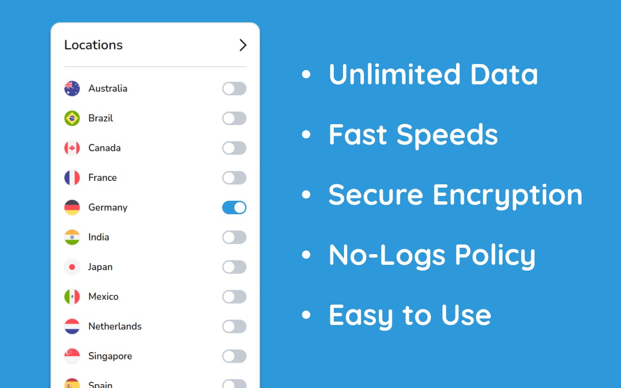 Free VPN - 1VPN | Fast, Secure, Unlimited