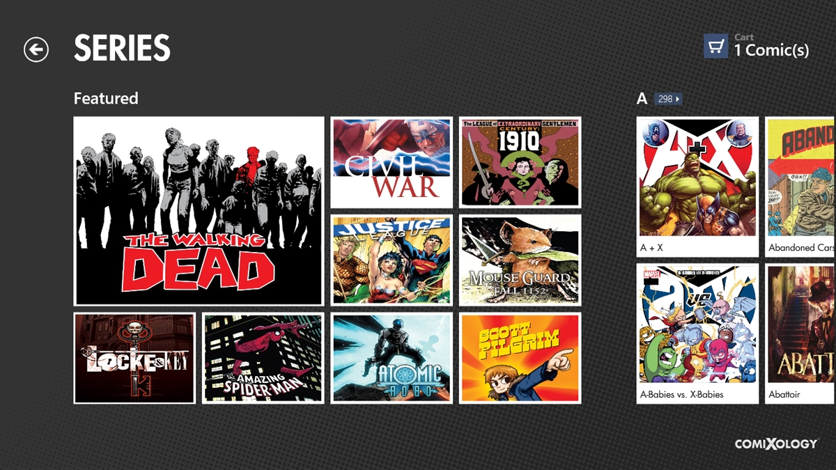 ComiXology updates their comics reader app for Windows 10 and Windows 8 ...