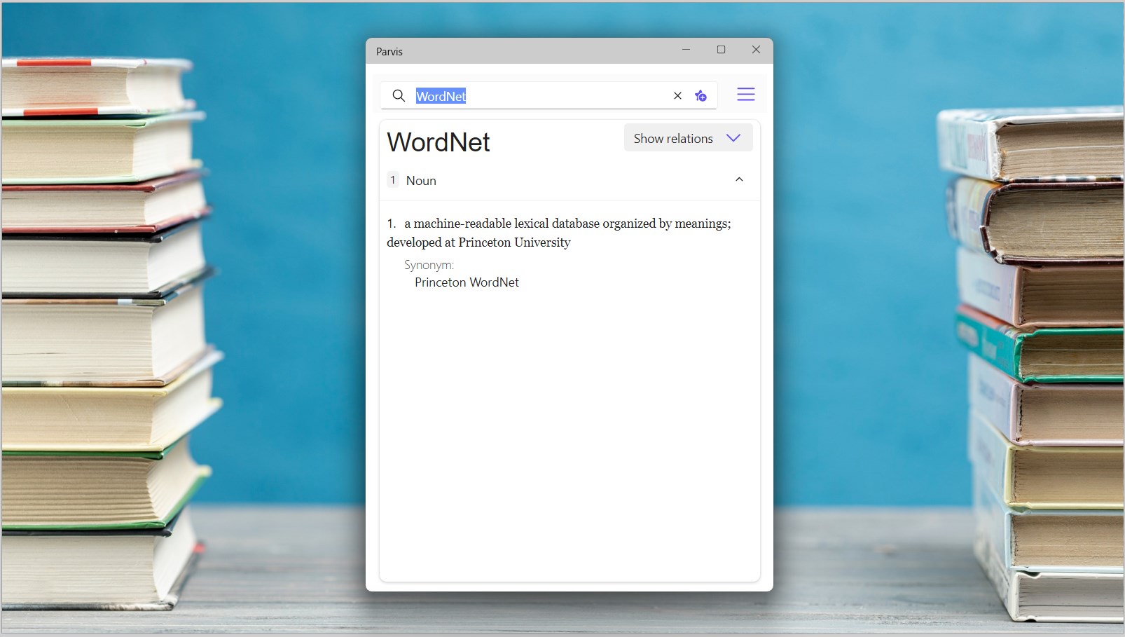 Parvis: An English WordNet Pad下载 - Parvis: An English WordNet Pad电脑应用下载 ...