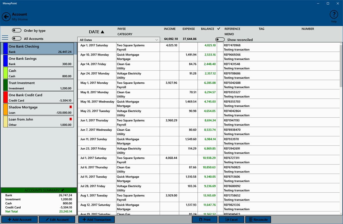 MoneyPoint (by Two Square Systems) - (Windows Apps) — AppAgg