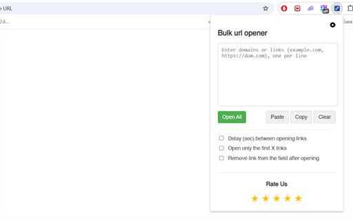 Bulk URL Opener - Open Multiple Links Instantly