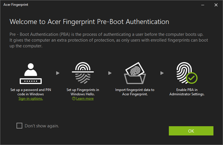 Acer Fingerprint PBA by ELAN Microelectronics Corporation - (Windows ...
