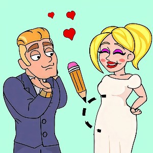 Draw or Delete Love Story - Free download and play on Windows ...