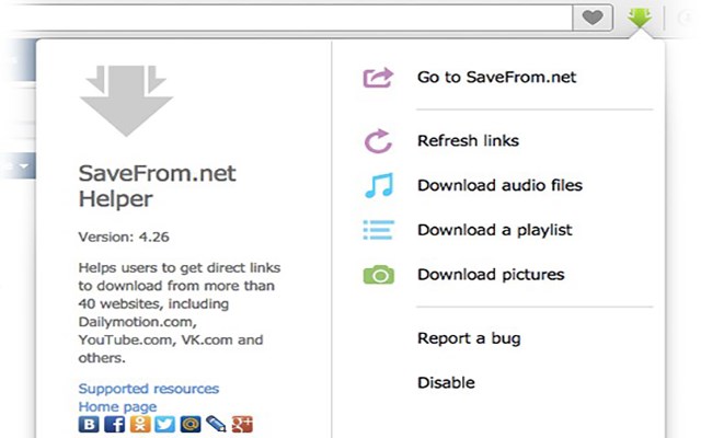 SaveFrom.net Helper – One-click Download Add-on for Edge
