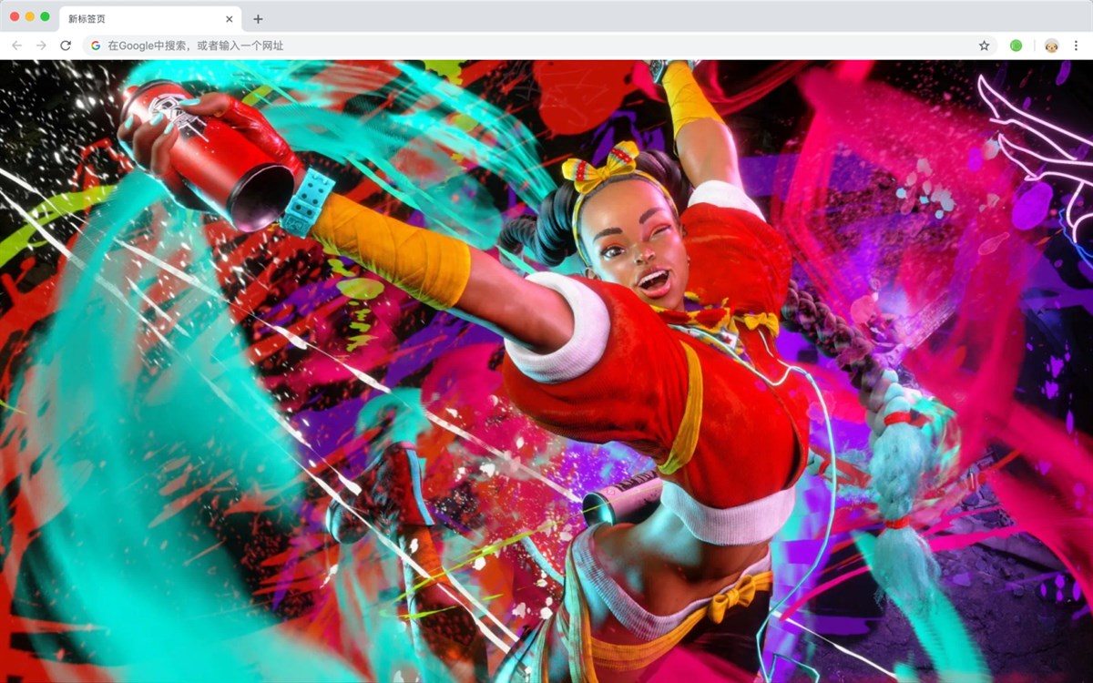 "Street Fighter" Theme 4K Wallpaper HomePage - Edge add-on