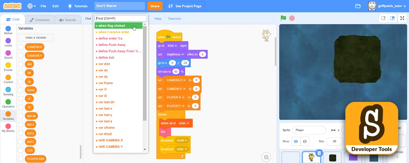 Scratch 3 Developer Tools - Enhance Your Scratch Coding