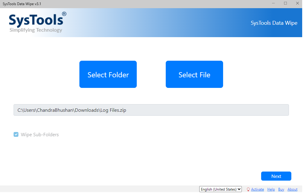 SysTools Data Wipe下载 - SysTools Data Wipe电脑应用下载 | 电脑好玩网