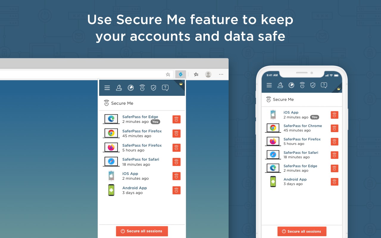 SaferPass Business Password Manager - Edge Add-On