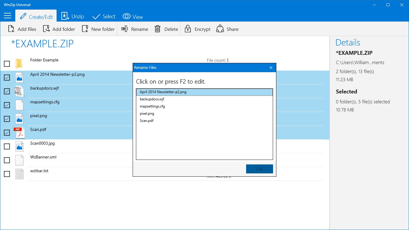 Winzip universal - evesenturin