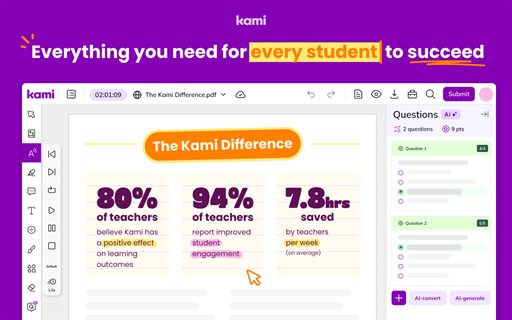 Kami for Microsoft Edge™ - Interactive Learning Platform