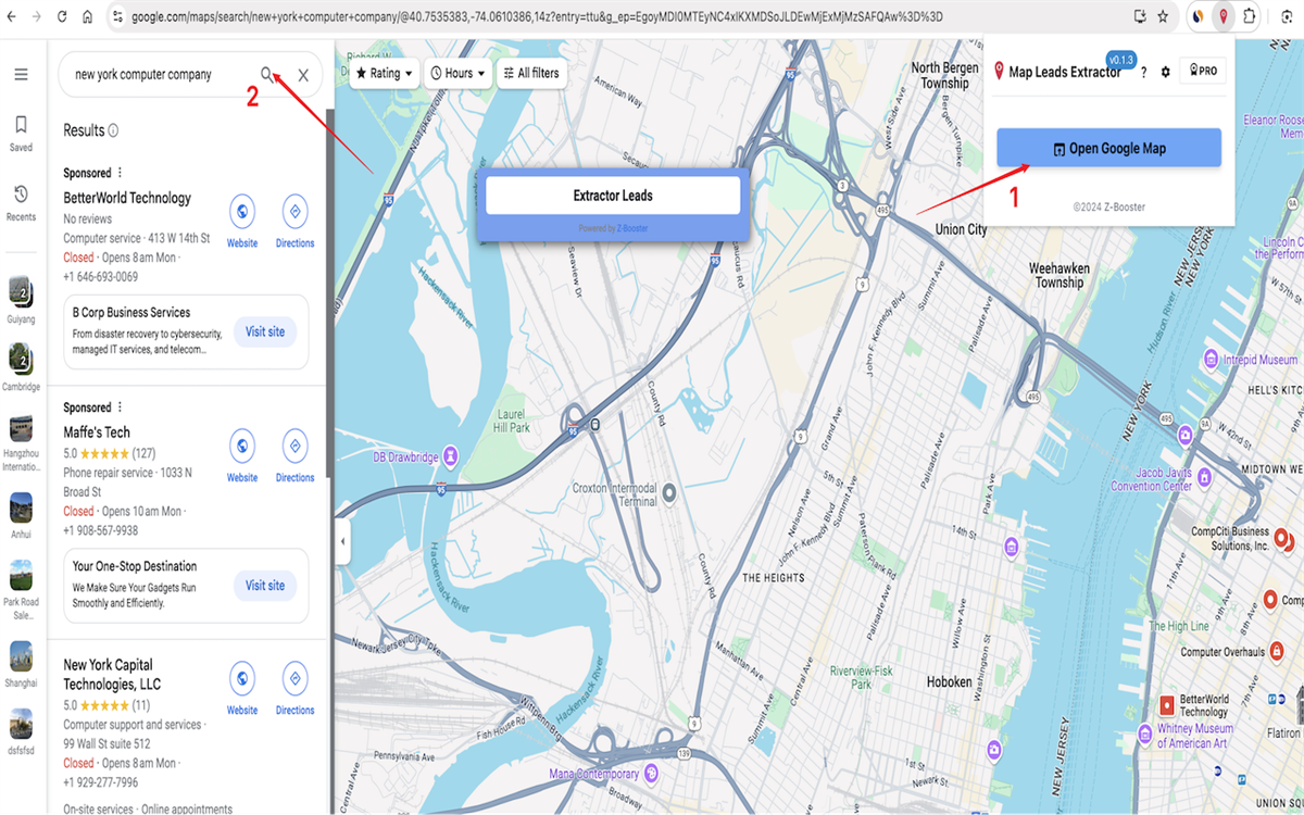 Map Leads Extractor - Easily Extract Leads from Google Maps