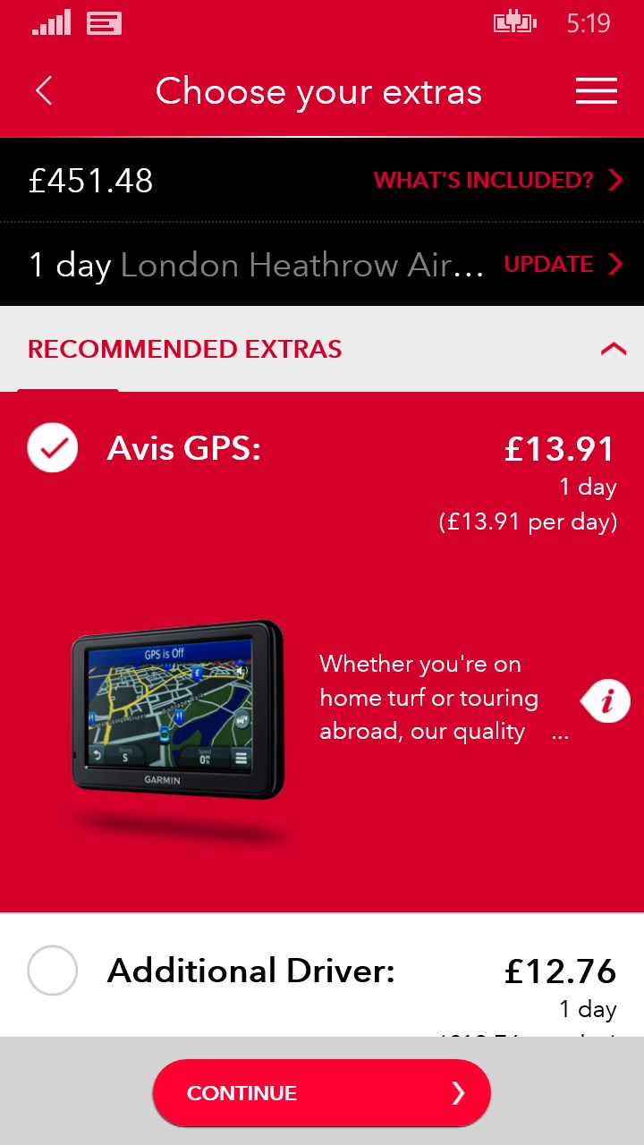 AVIS starts a new Windows Phone journey with new AVIS Car Hire app
