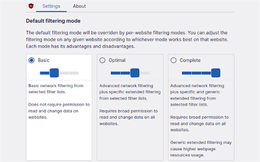 uBlock Origin Lite: Efficient Ad & Tracker Blocker