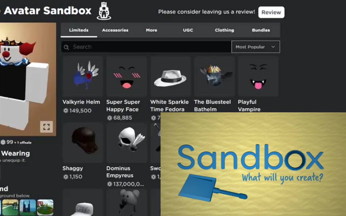 Roblox Avatar Sandbox - Customize Any Roblox Outfit