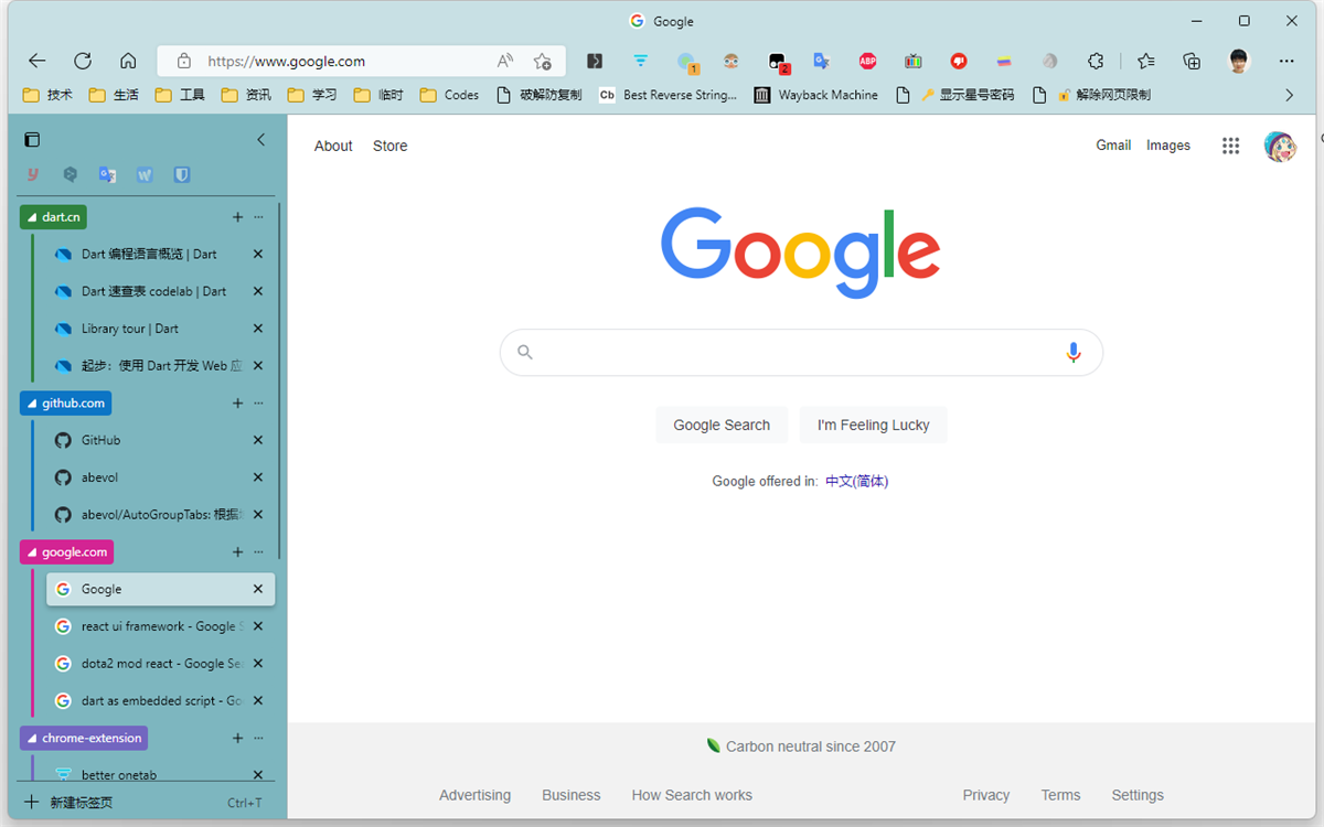 Auto Group Tabs - Edgeアドオン