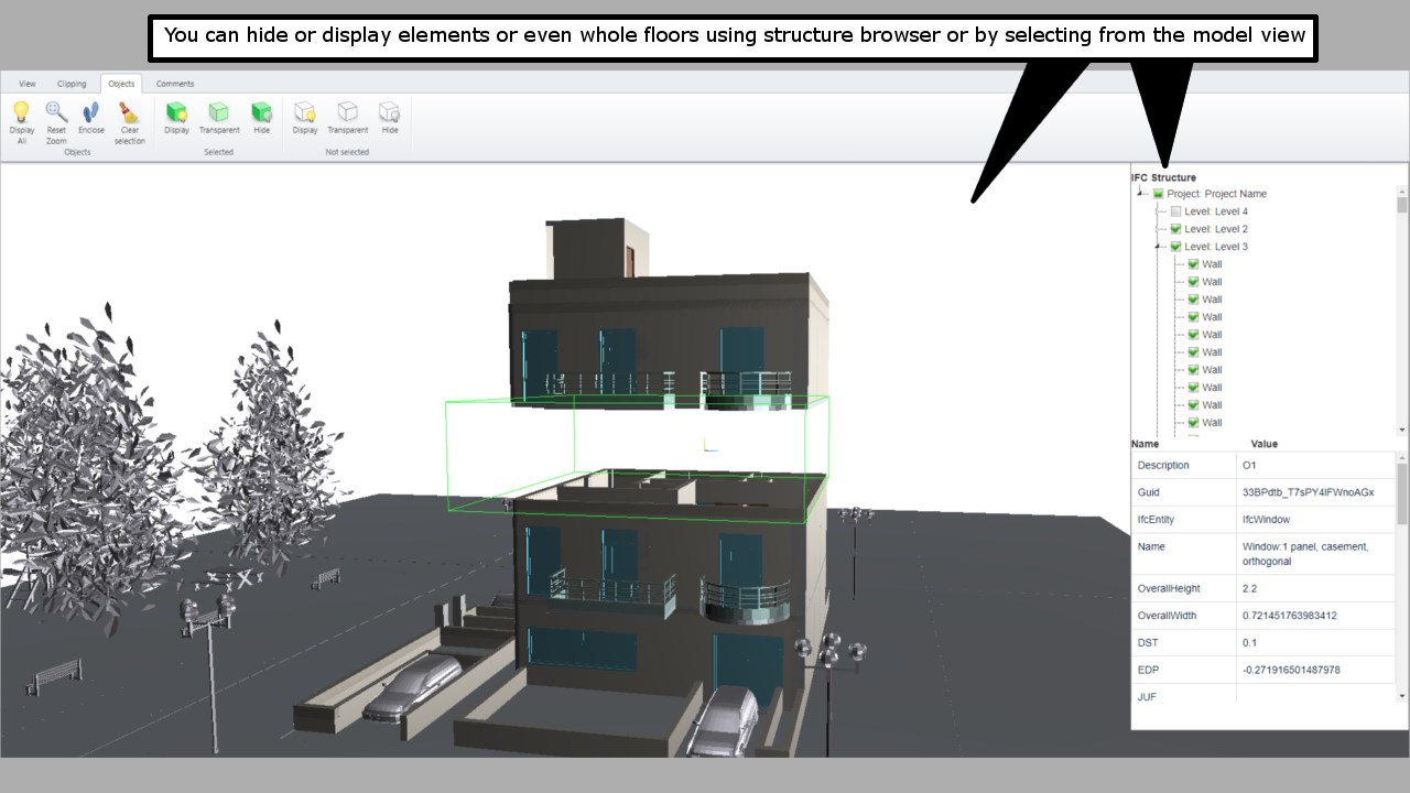 BIMvision web viewer