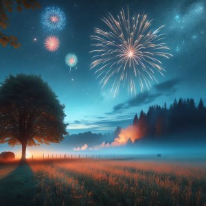 Fireworks in Rural Night - Microsoft Edge Addons