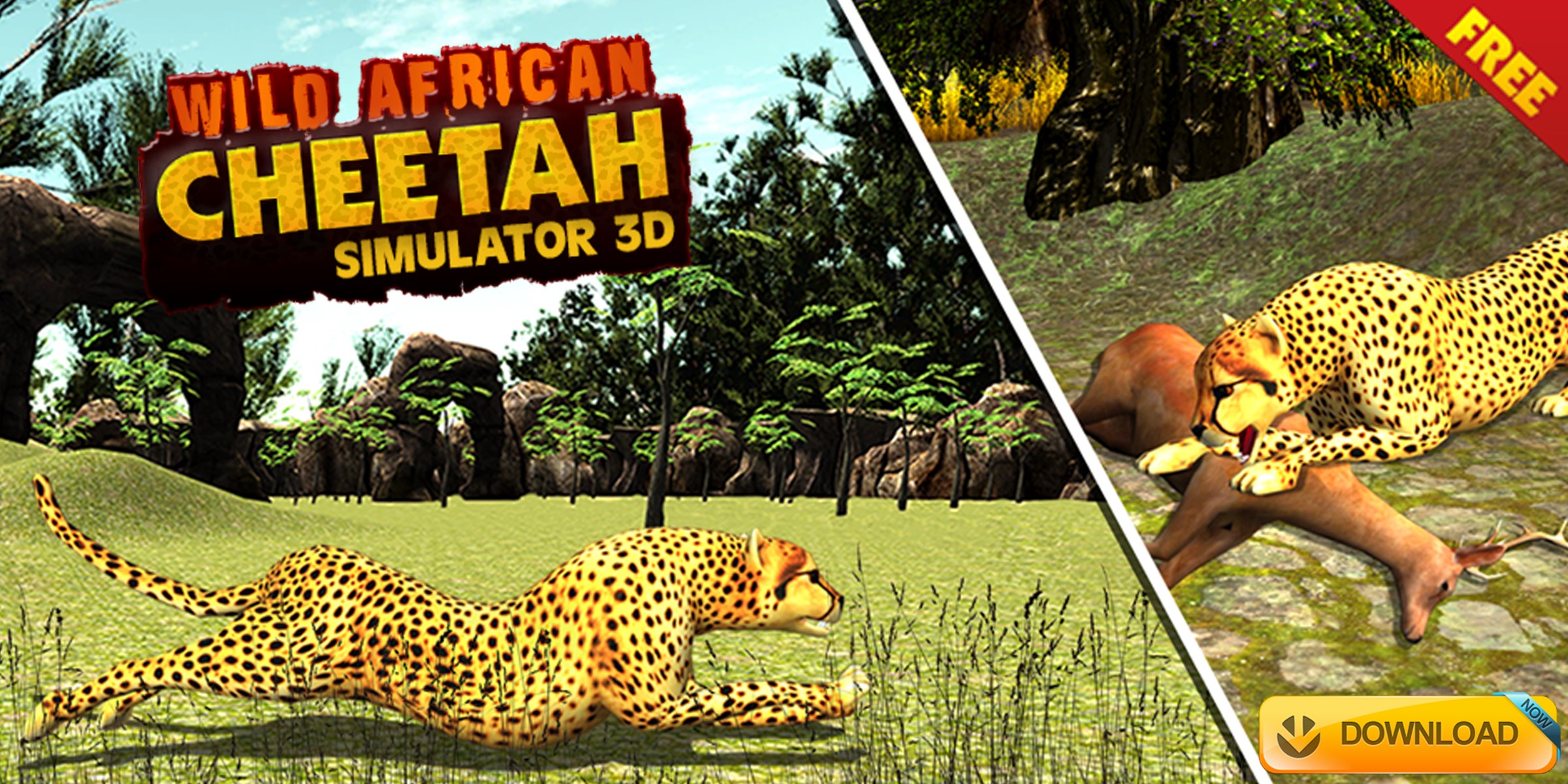 Hankige Wild African Cheetah Simulator 3D - Animal Hunting – Microsoft ...