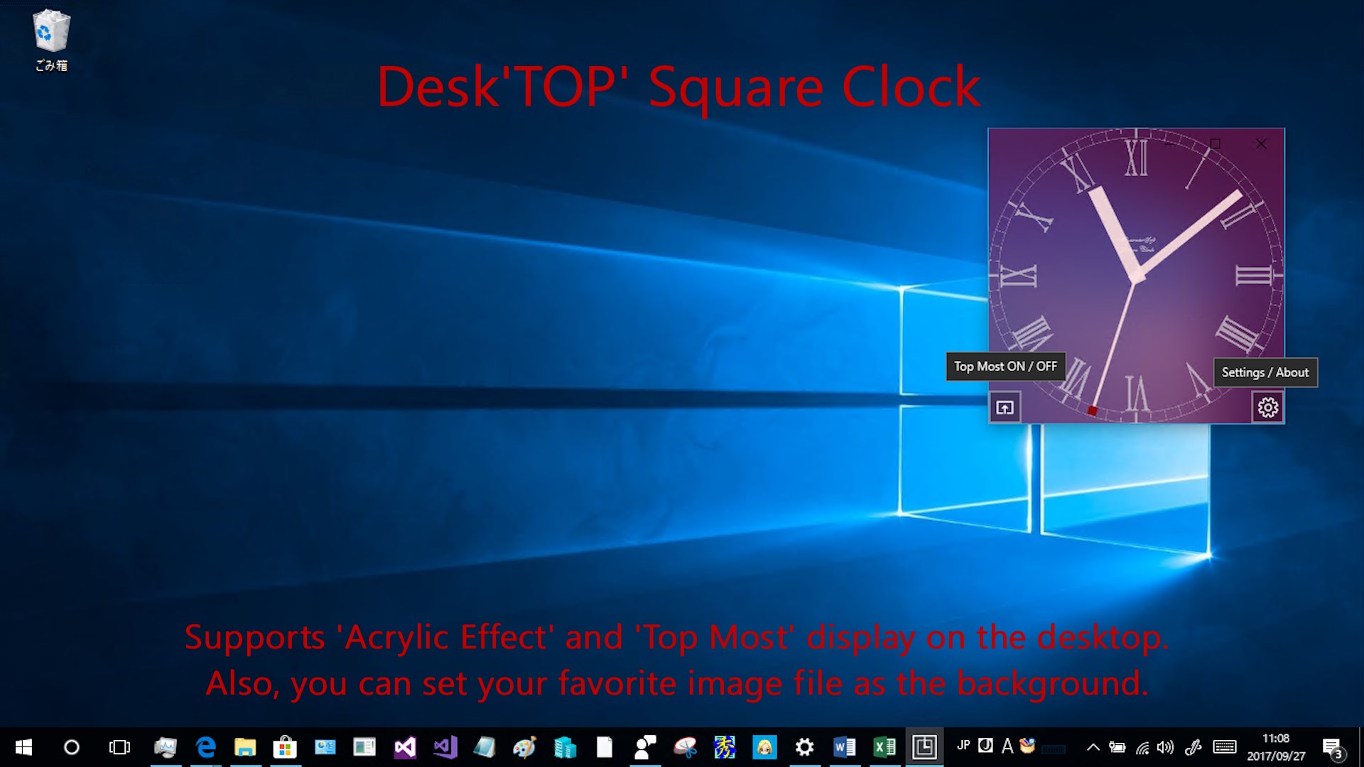 Get Desk'TOP' Square Clock - Microsoft Store