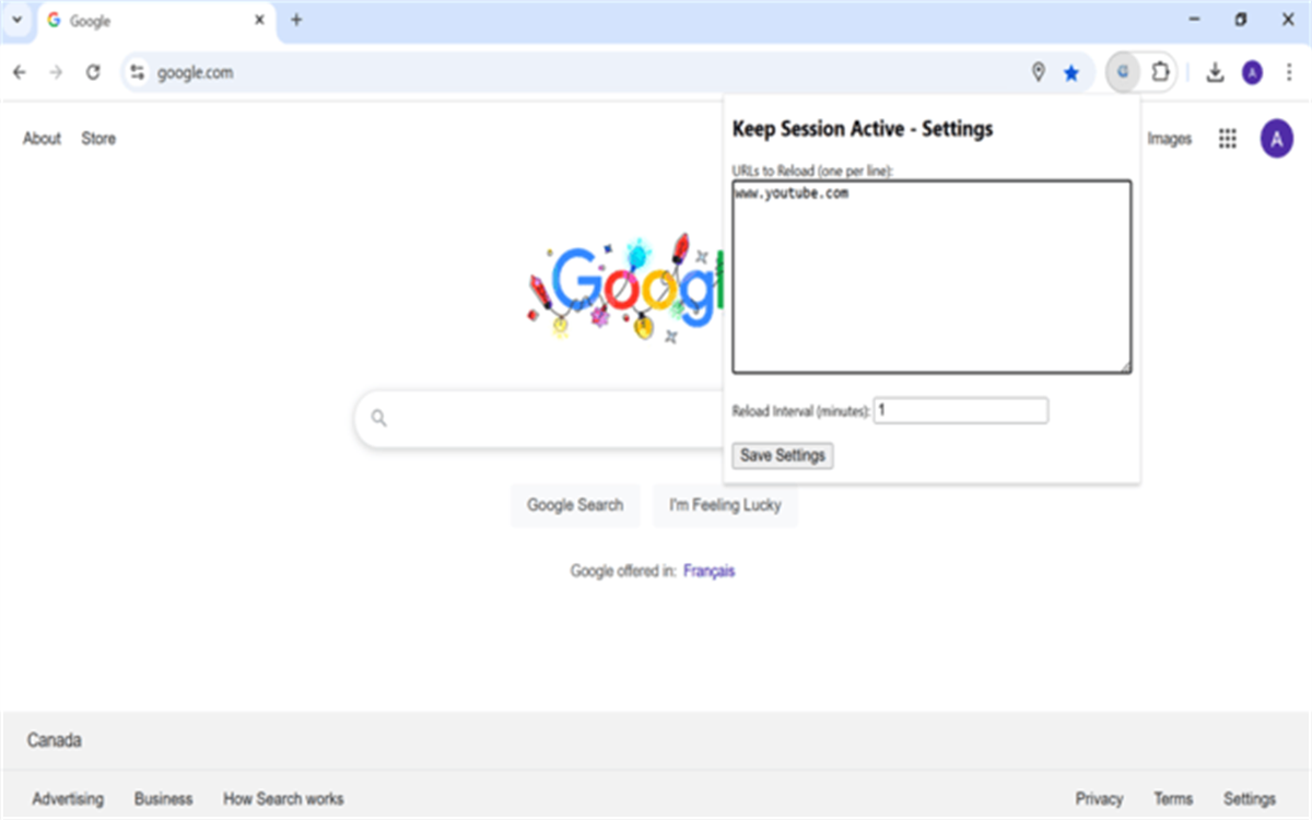 Keep Session Active - Auto Reload Tabs to Stay Logged In