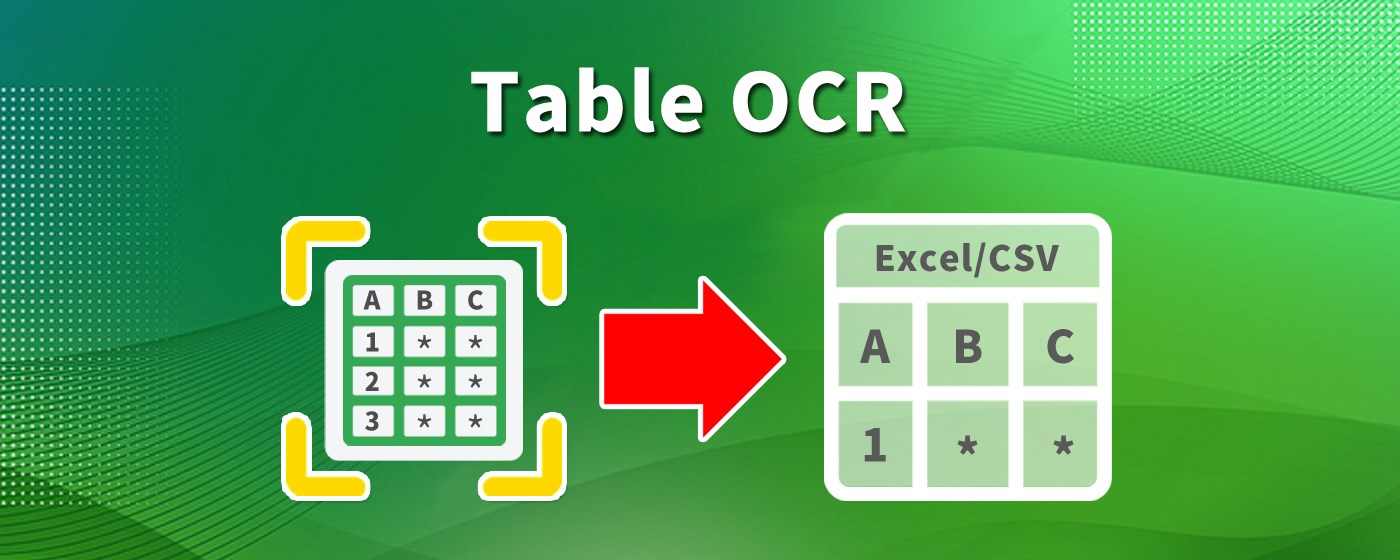 Table OCR - Image & PDF to Excel - Complemento de edge