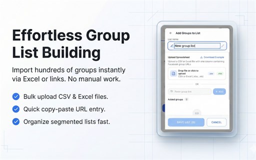 Facebook Groups Bulk Poster & Scheduler