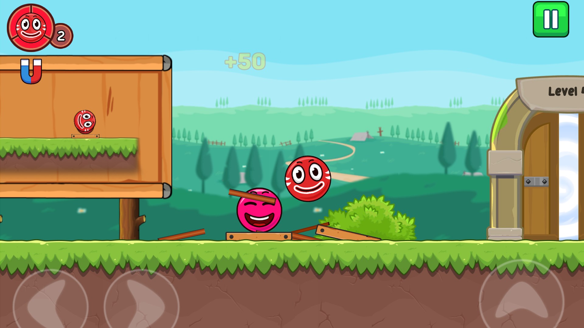Red Bouncy Ball Game