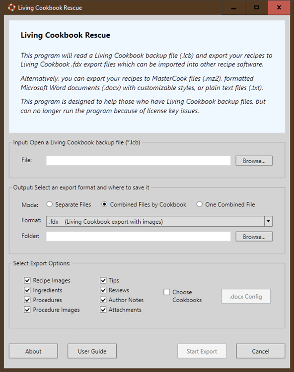 Living Cookbook Rescue by Jon's Useful Apps - (Windows Apps) — AppAgg