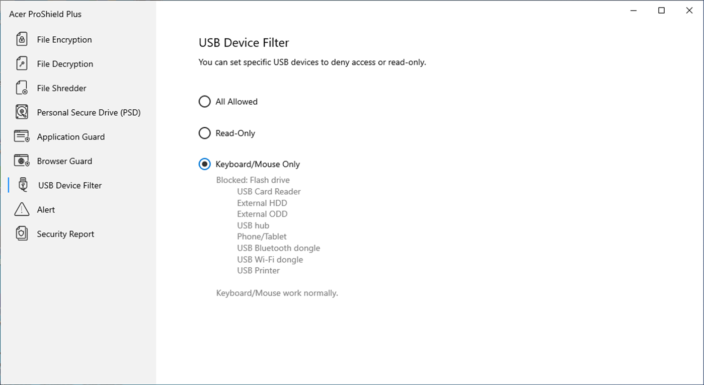 Acer ProShield Plus (by Insyde Software Corp.) - (Windows Apps) — AppAgg
