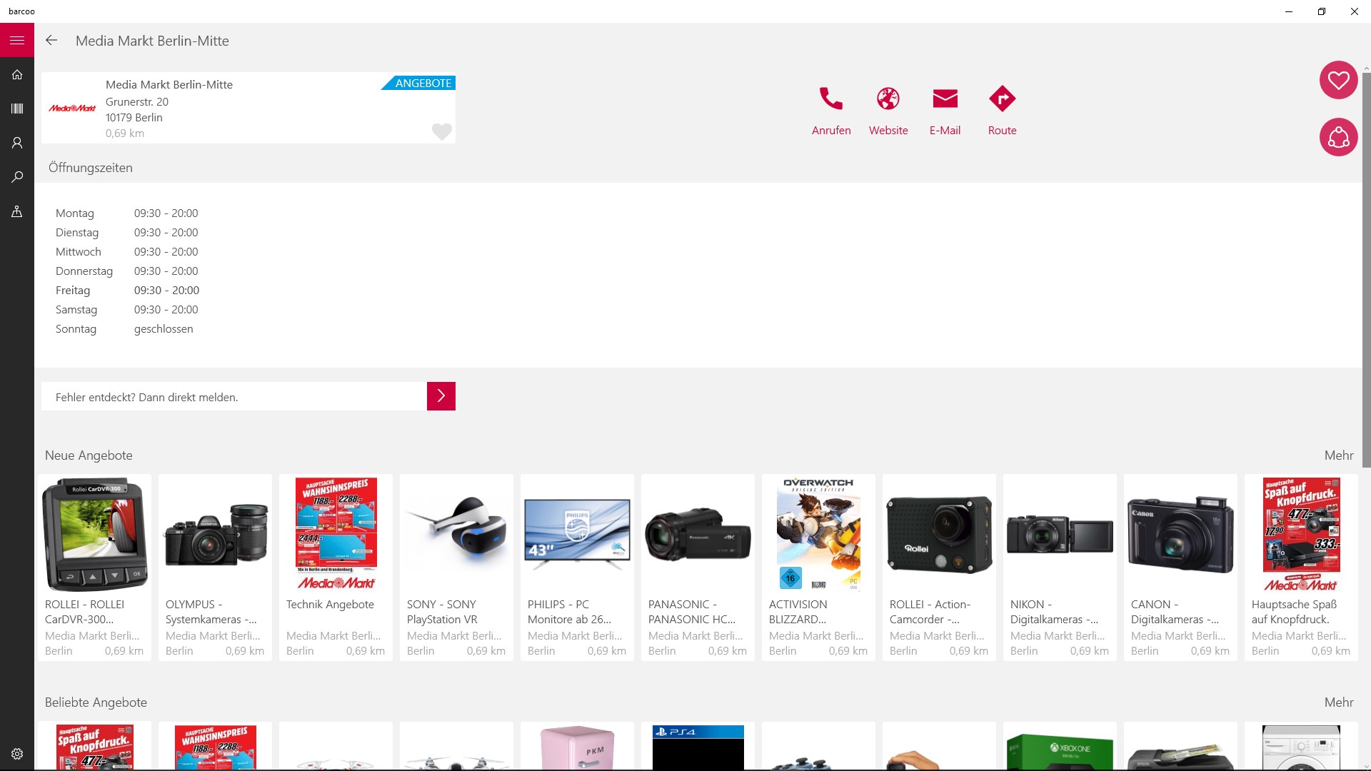 Barcoo barcode scanner and price comparison app back in the Windows Store