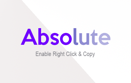 Absolute Enable Right Click & Copy - Edge add-on