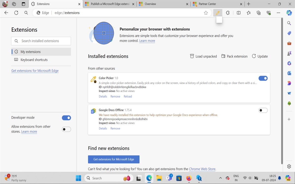 Color Picker - Edge add-on